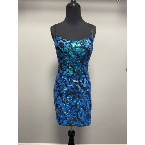 SPLASH PROM | Dresses | New Splash Prom Scoopneck Openback Sequin Dress ...